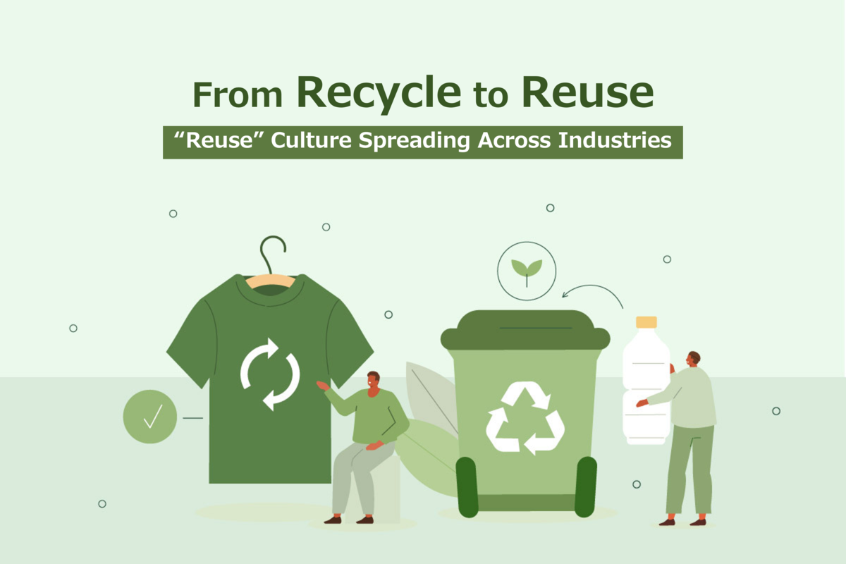 From Recycle to Reuse – “Reuse” Culture Spreading Across Industries ...