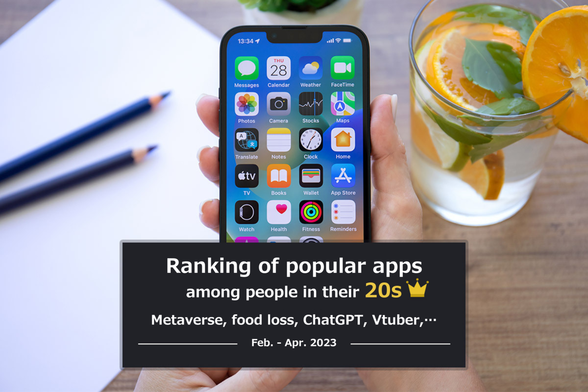 Ranking of popular apps among people in their 20s! Metaverse, food loss ...
